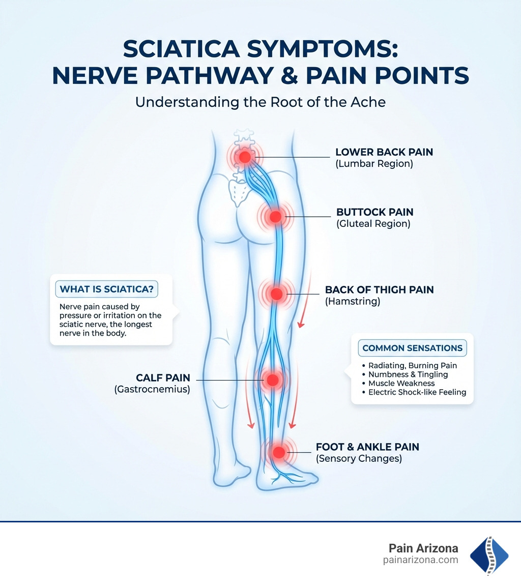 Sciatica Symptoms: Telltale Signs, 80% Relief