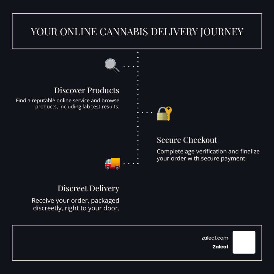 Cannabis delivery online: 4 Smart, Safe Steps – Z3PL