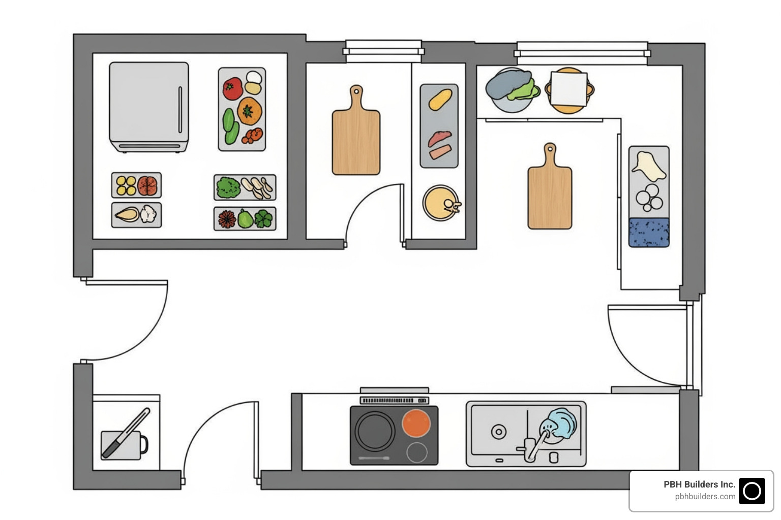 Efficient kitchen layout design: 7 Super Tips 2025