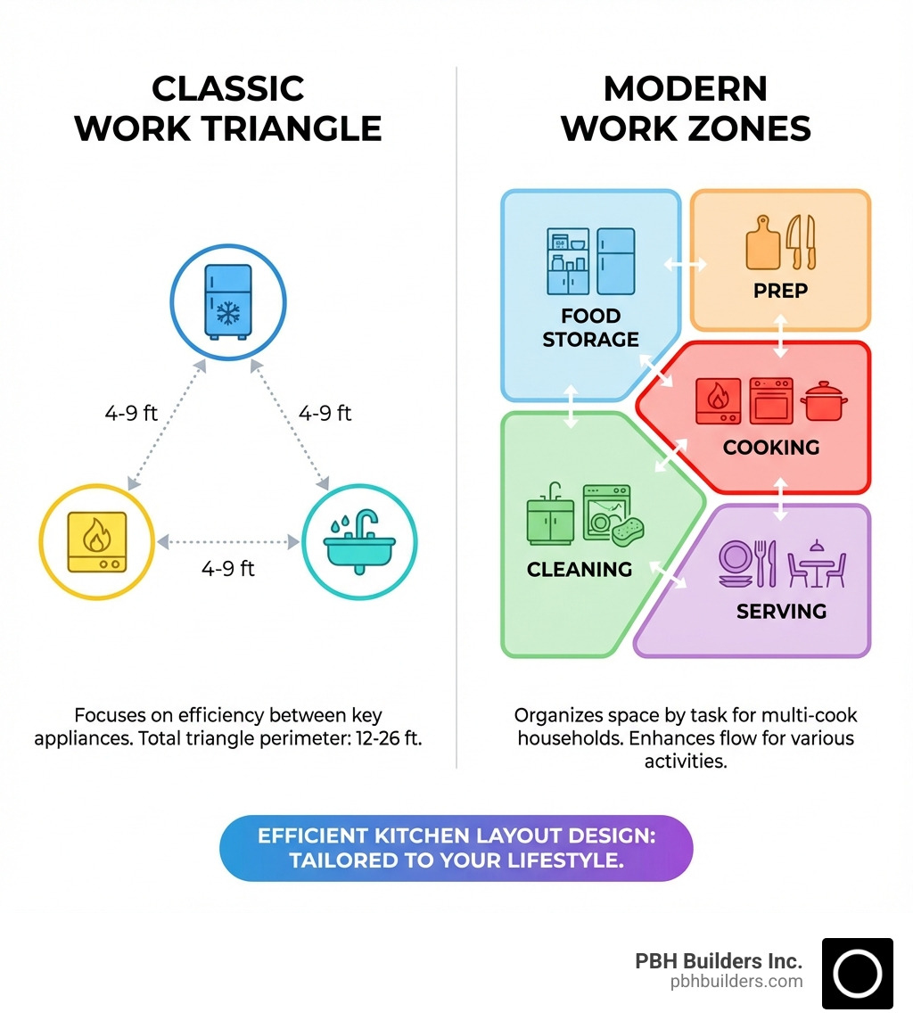 Efficient kitchen layout design: 7 Super Tips 2025