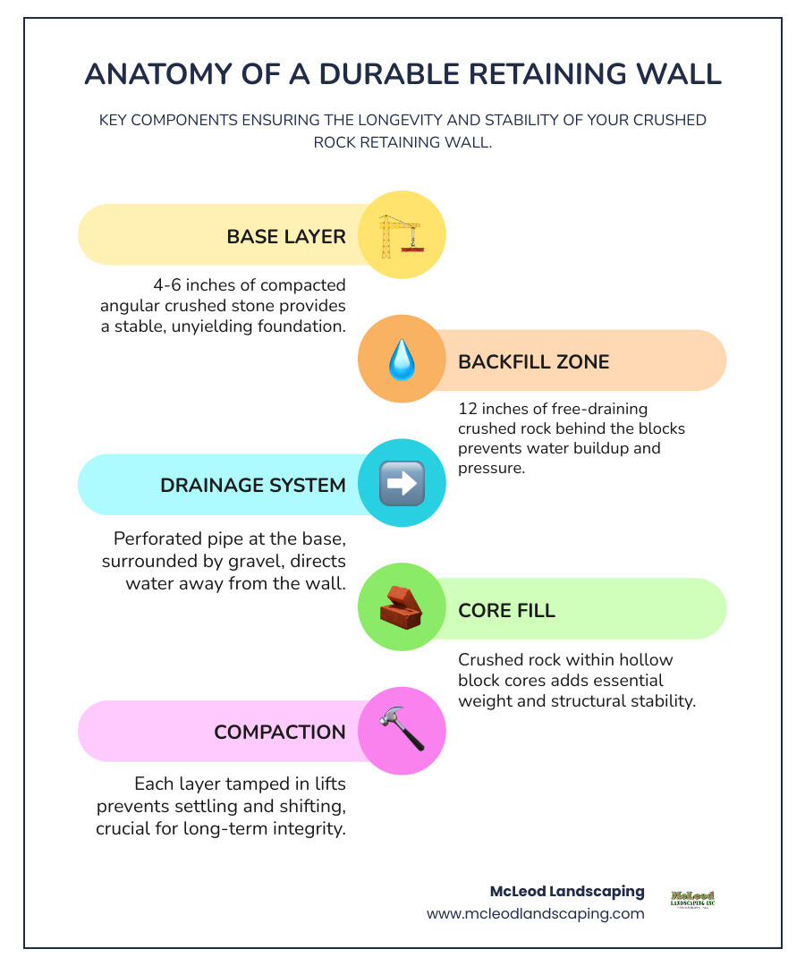 Crushed Rock Retaining Wall: #1 Best Experts for Hardscaping