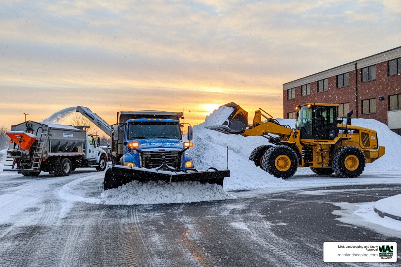 Commercial Snow Plowing Medford #1 Efficient Removal Experts