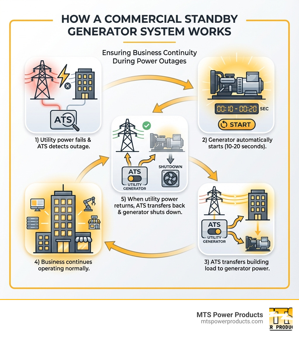 The Ultimate Guide to Commercial Backup Generators - MTS Power Products