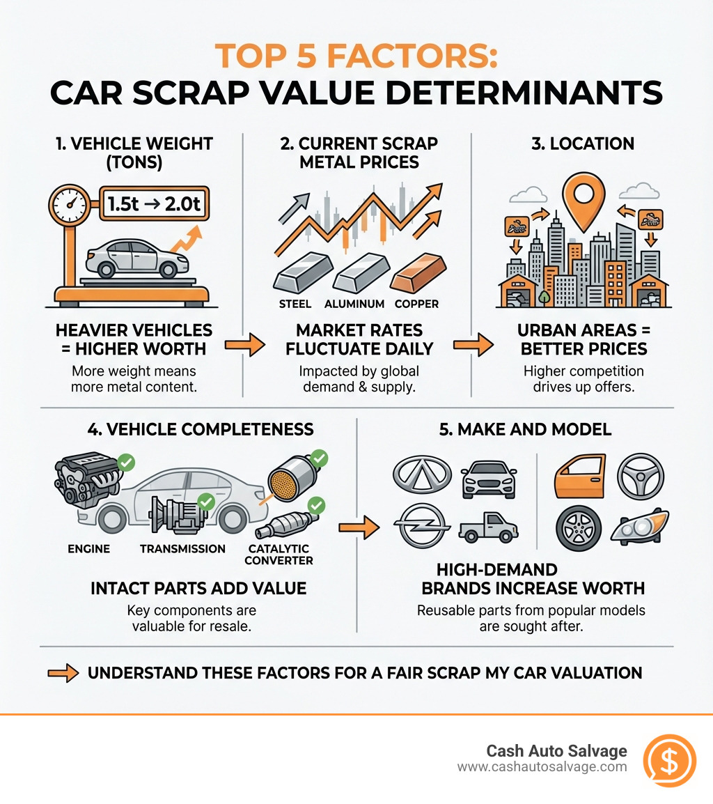 One Simple Way To Get Your Car Scrap Value | Cash Auto Salvage