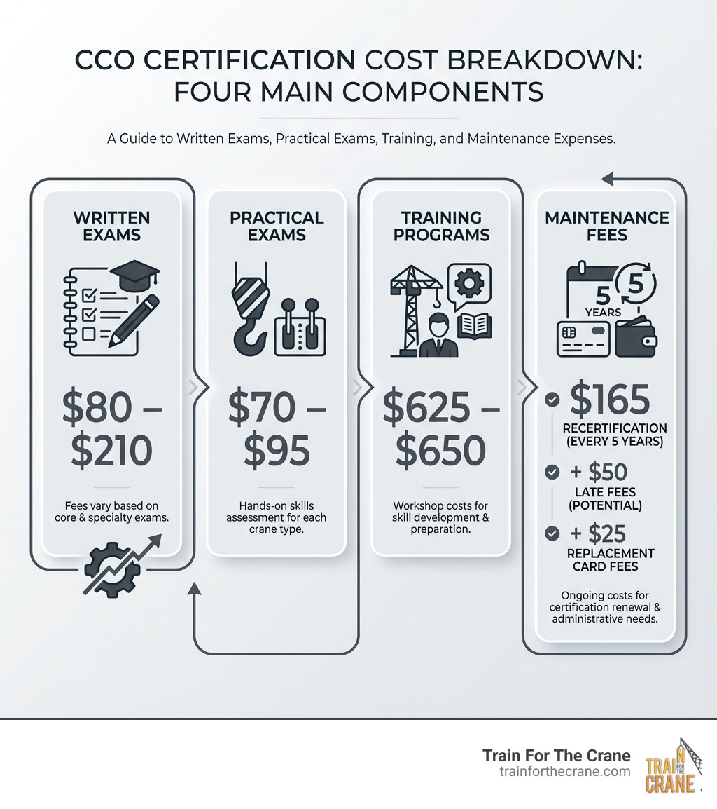 CCO Certification Cost: The 4 Essential Components