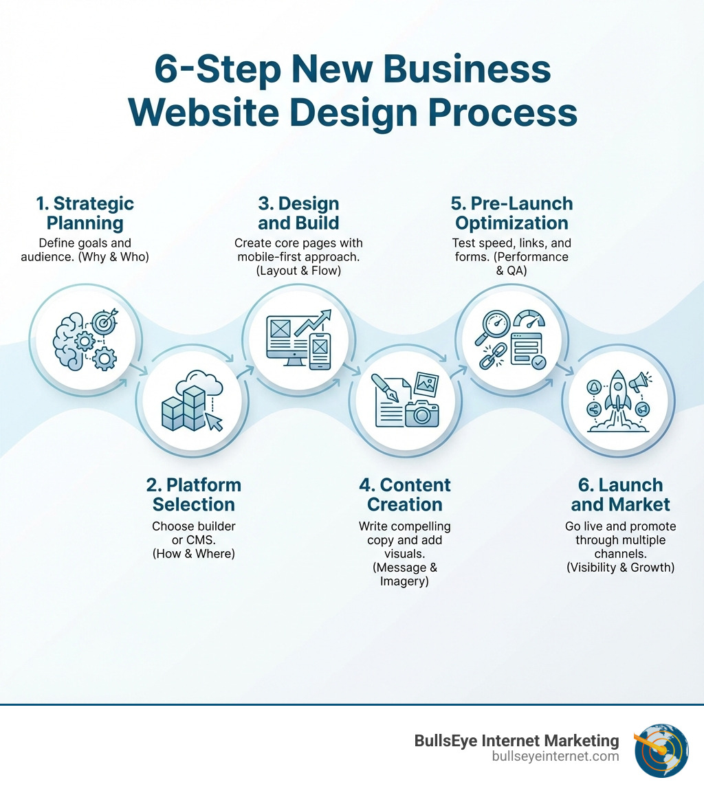 New Business Website Design: 6 Steps to Dream