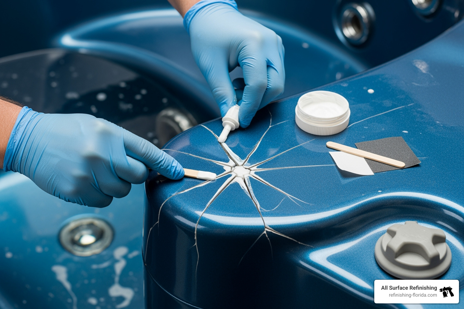 Hot tub surface repair: Master 5 Steps to Pristine