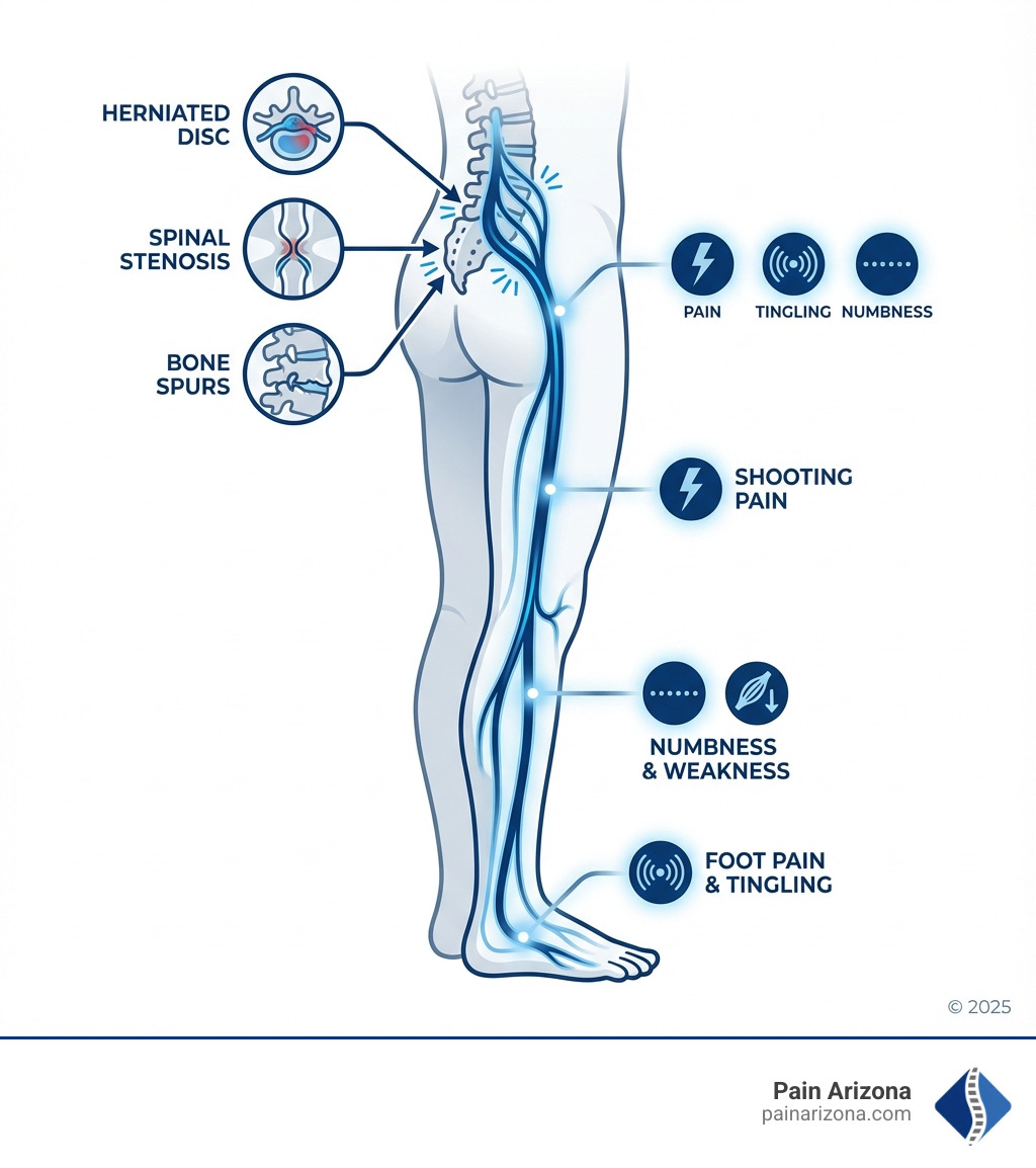 Sciatica Causes Symptoms: 2025 Pain Relief
