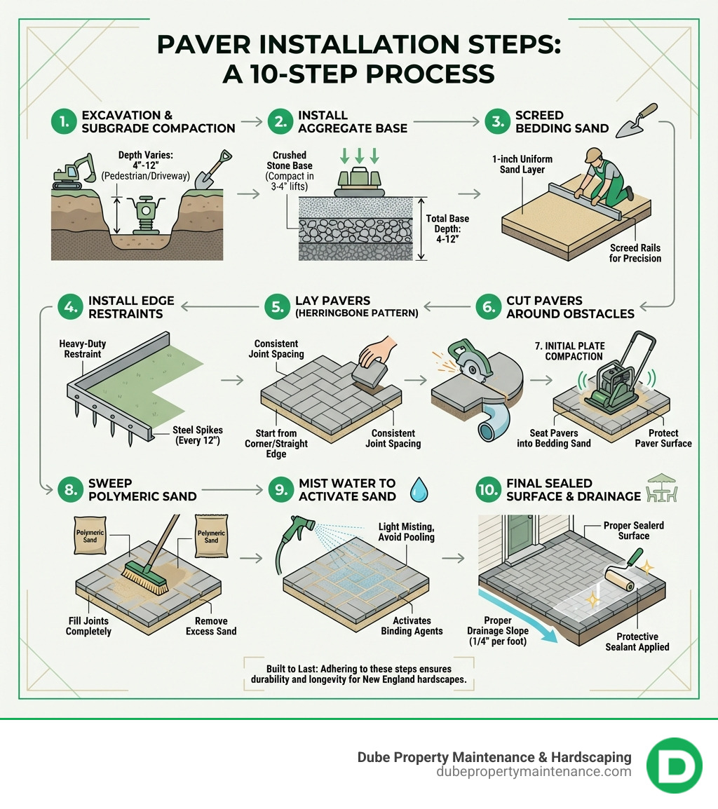 Master Paver Installation Steps for Lasting Hardscapes 2026