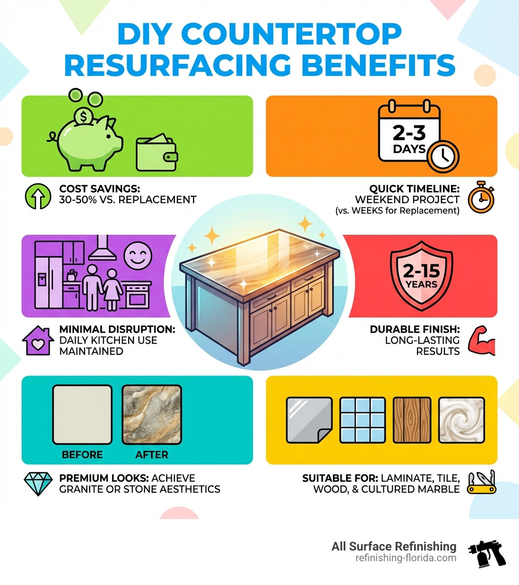 Diy resurfacing countertops: Fresh Look 2025