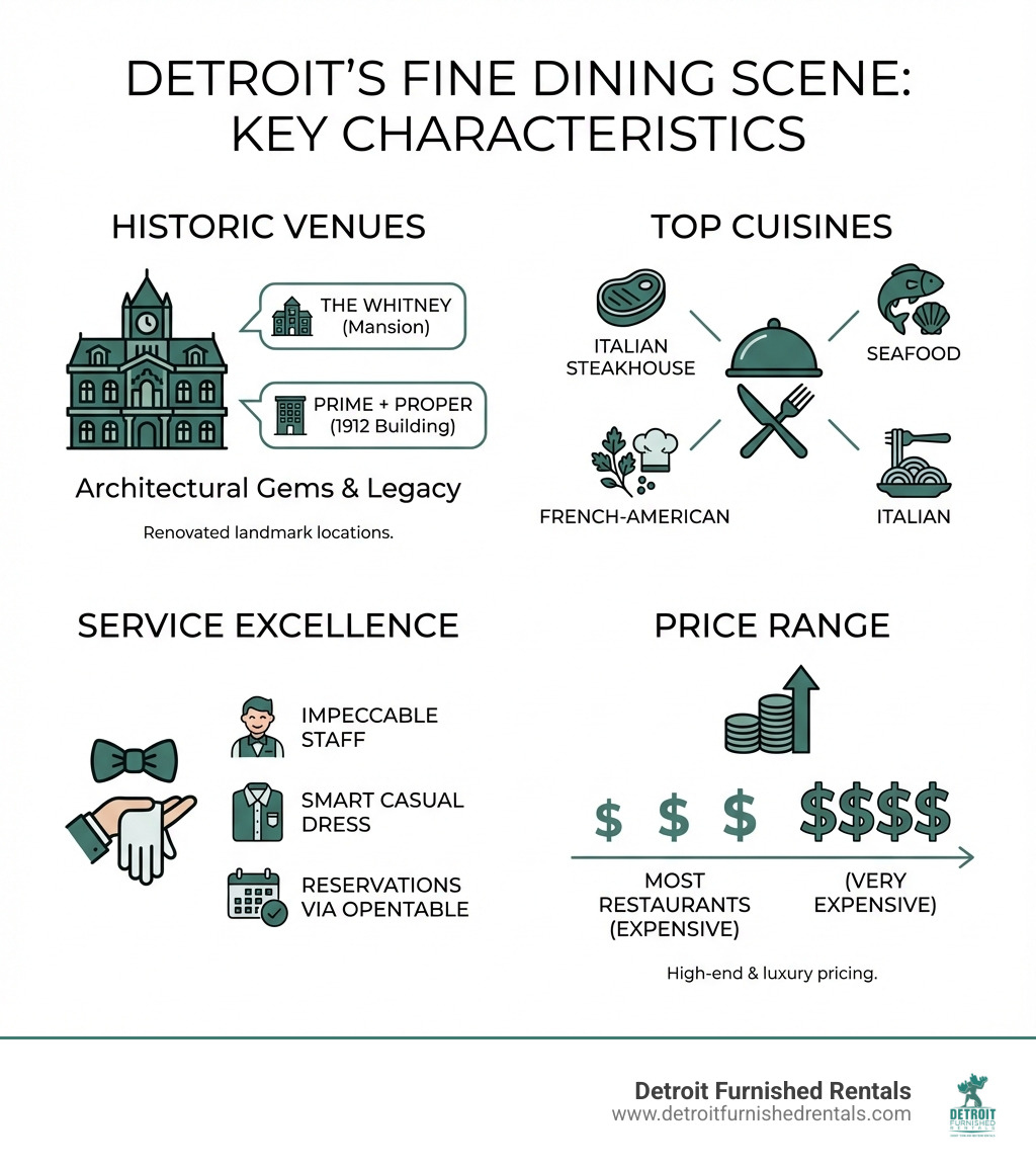 Fine Dining Detroit: 2025's Ultimate Guide