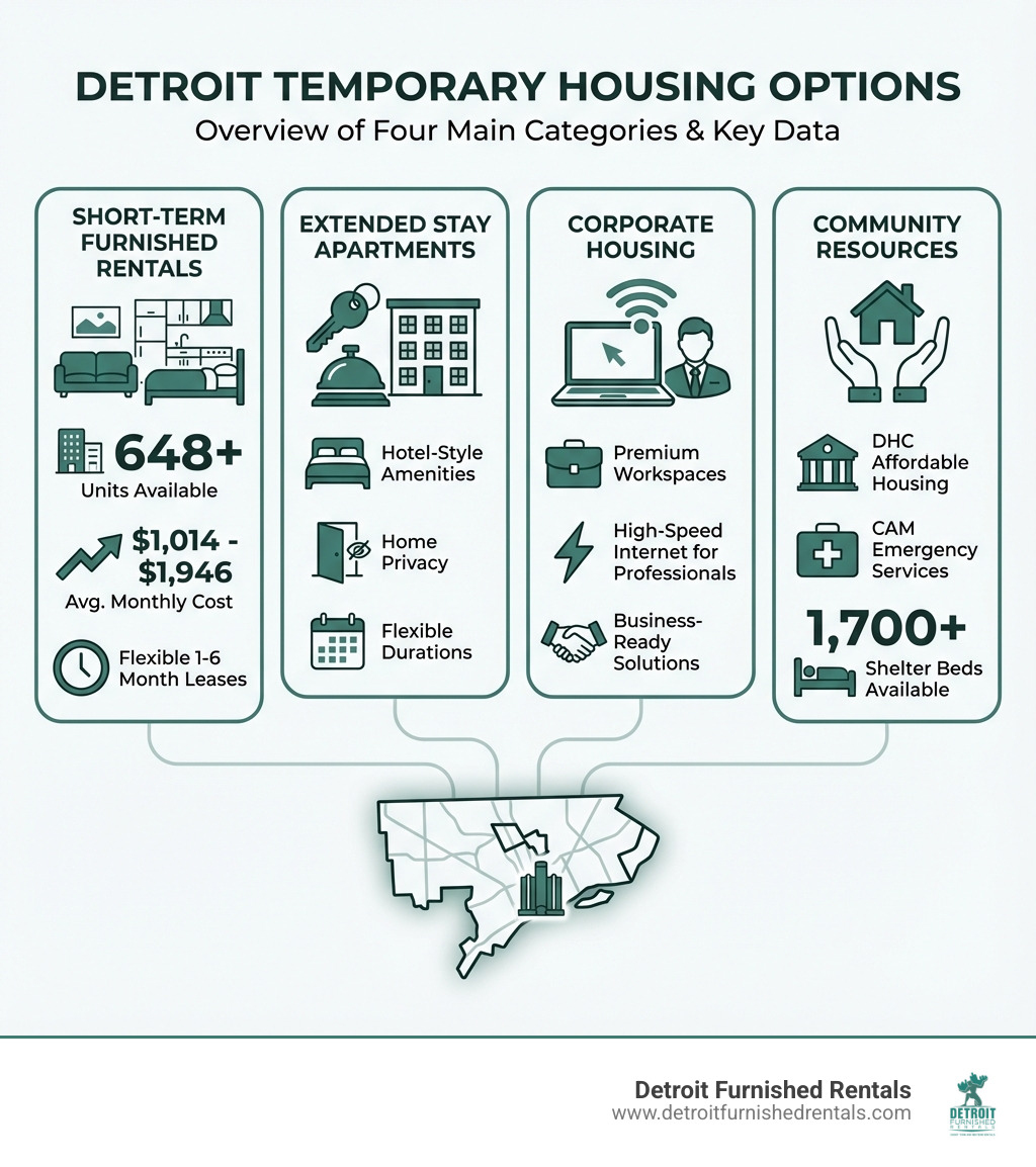 Temporary housing Detroit Michigan: 4 Ultimate Options
