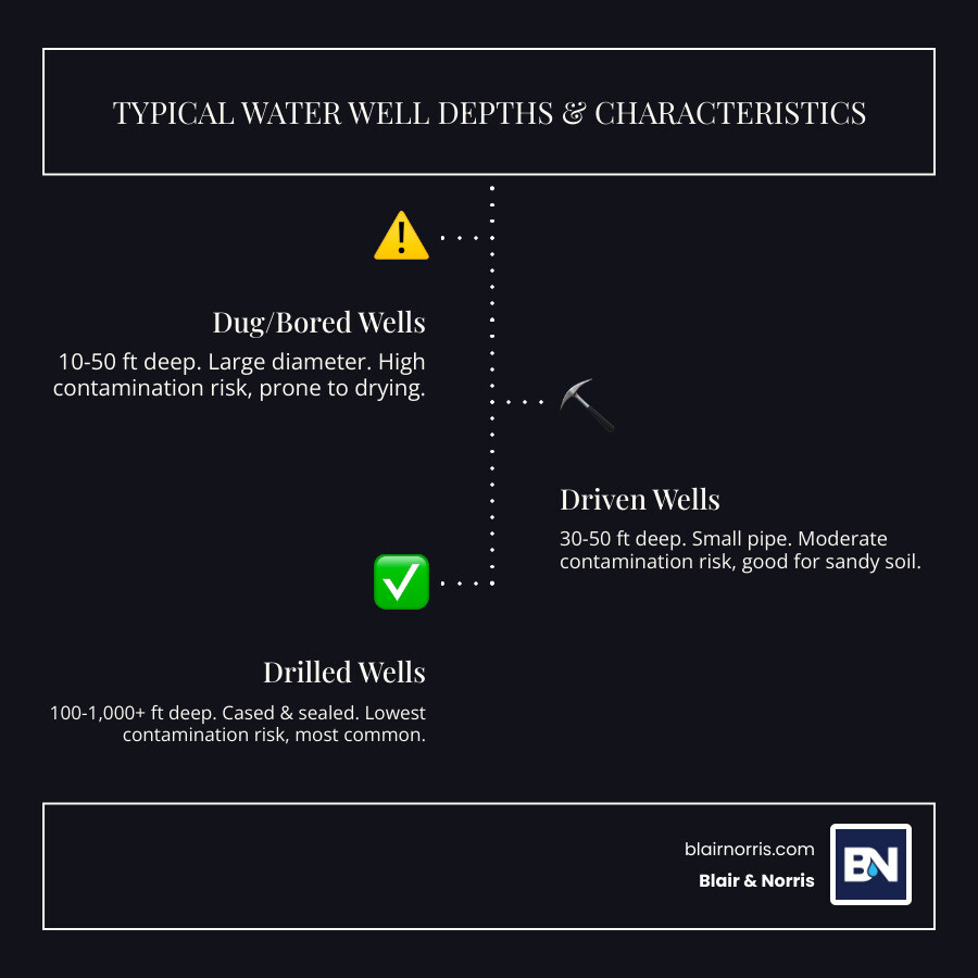 How Deep Are Water Wells: 5 Crucial Factors