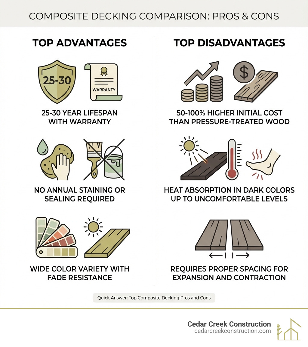 Is Composite Decking Worth It? Unpacking the Pros and Cons - cedar ...