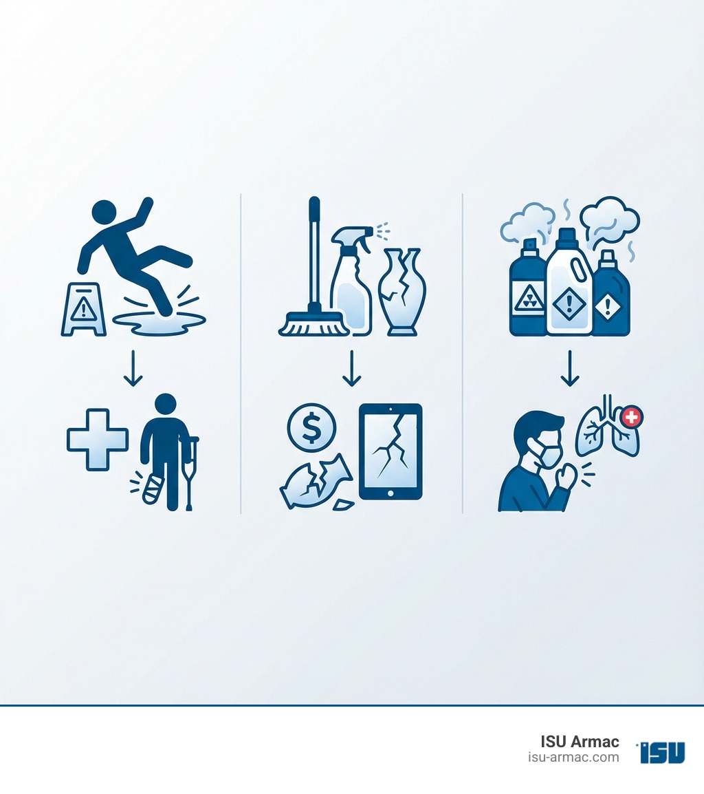 Business insurance for cleaning company: Avoid 9 Risks