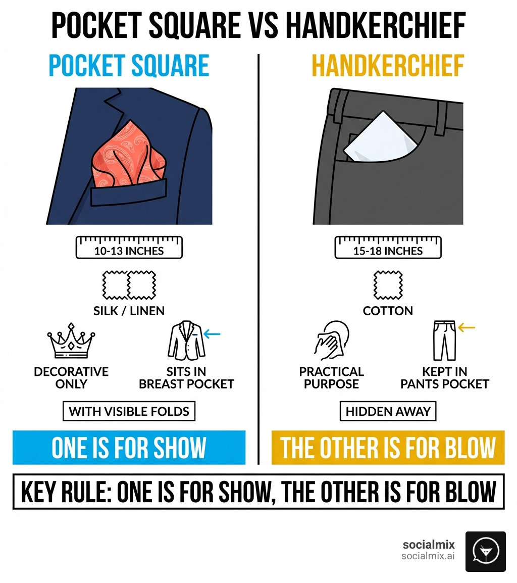Stylish pocket squares: Master 4 Essential Folds