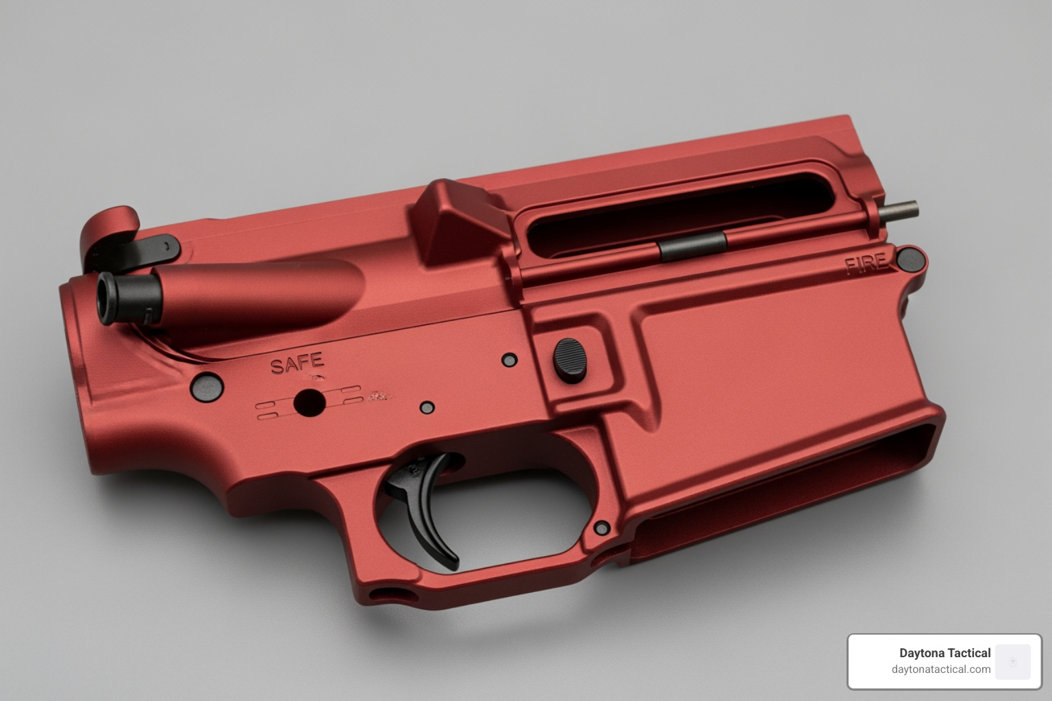 Red AR-15 lower receiver: #1 Ultimate Choice