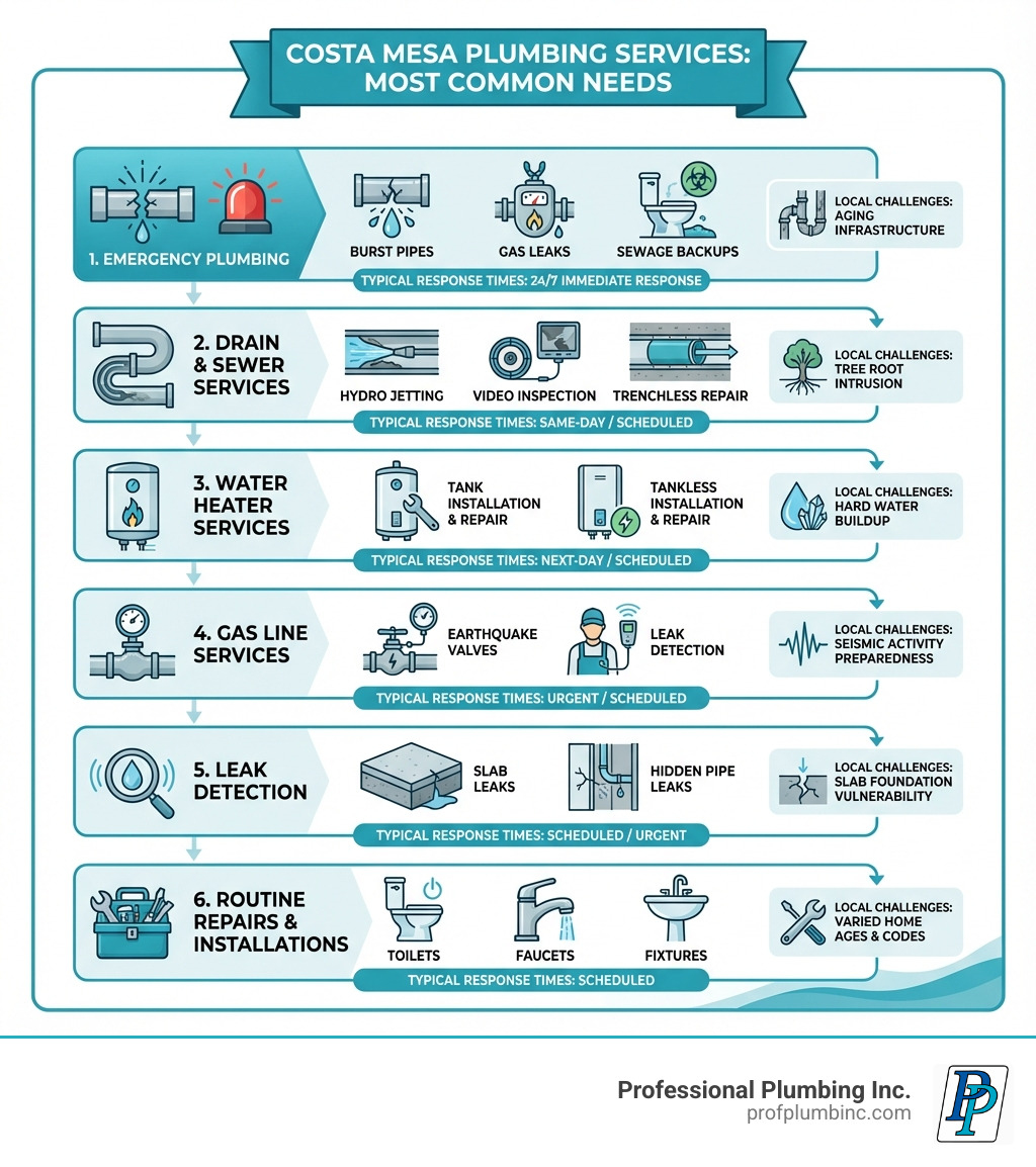 Costa Mesa Plumbing Services: What You Need to Know - Professional Plumbing