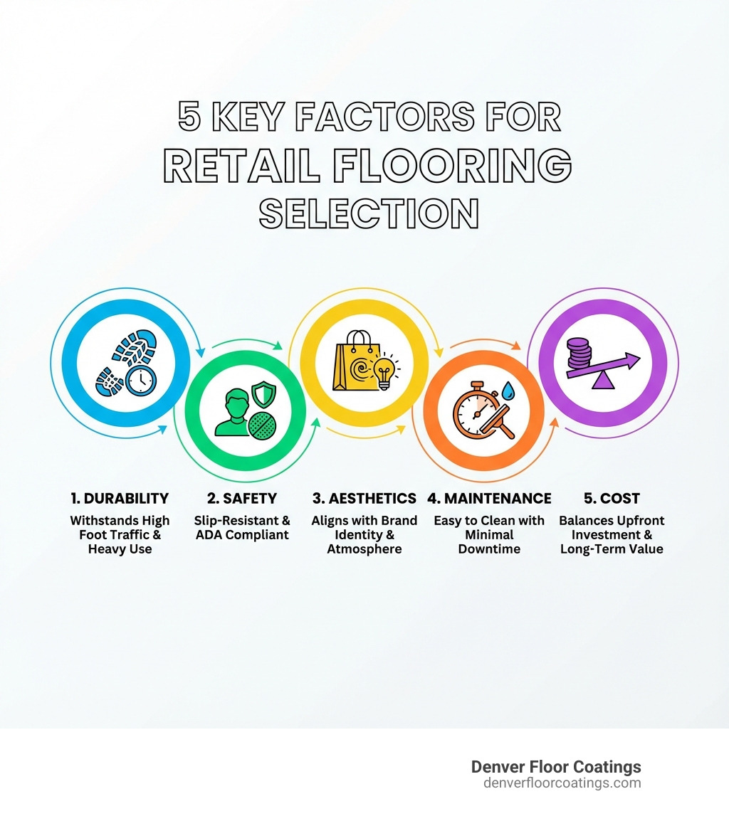 Best type of flooring for retail store: Top 5 Choices