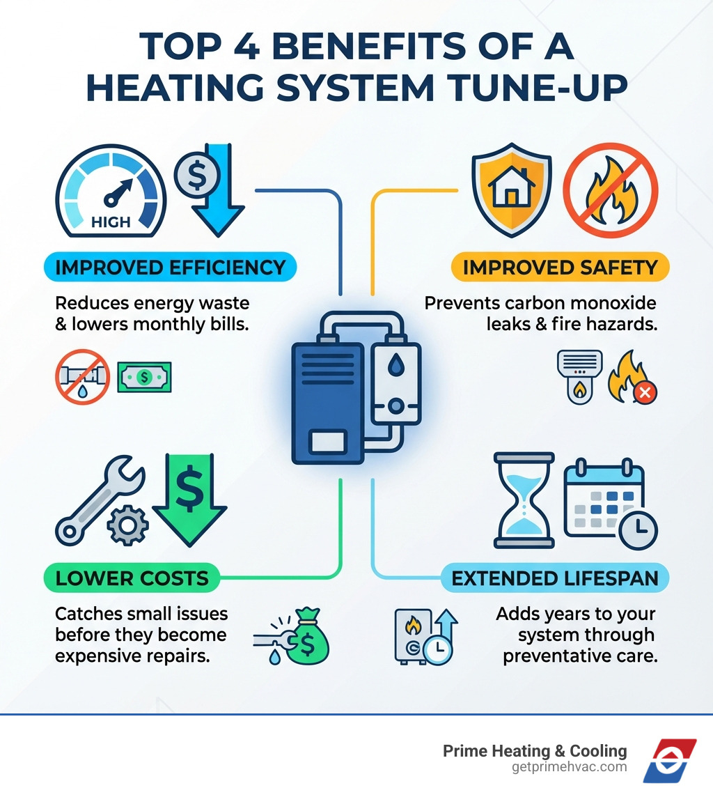 Heating system tune-up: Top 4 Benefits for a Warm Home