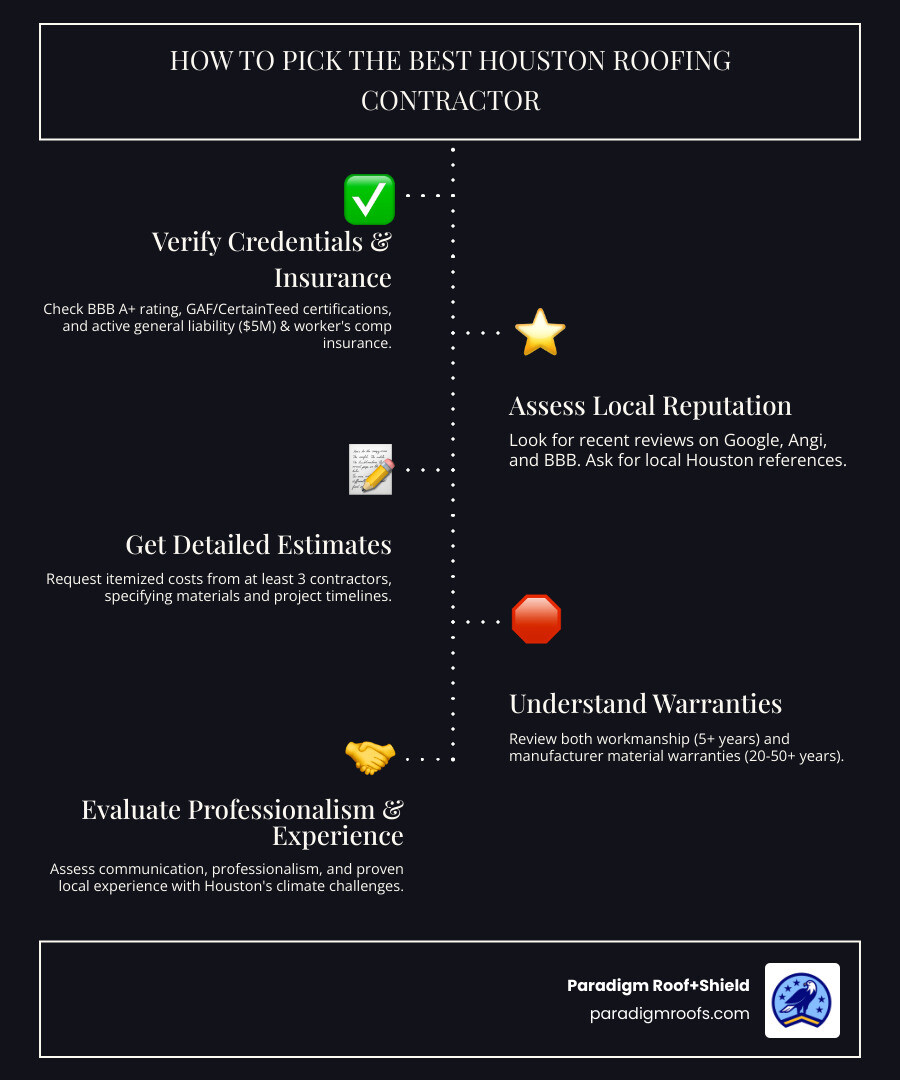 Top Roofing Contractors Houston Texas: 7 Critical Steps