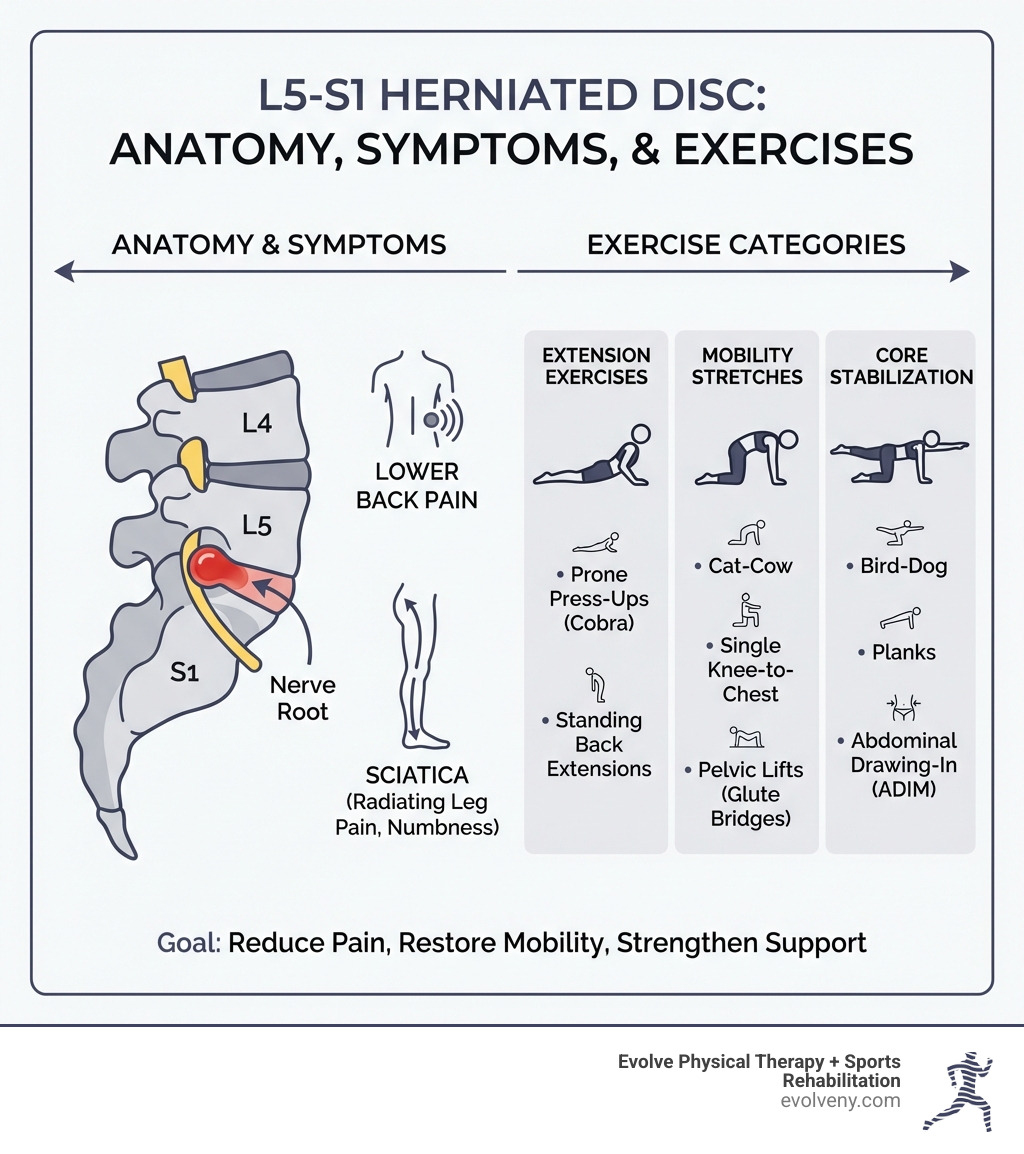 Physical therapy exercises for l5 s1 herniated disc #1 — Physical ...