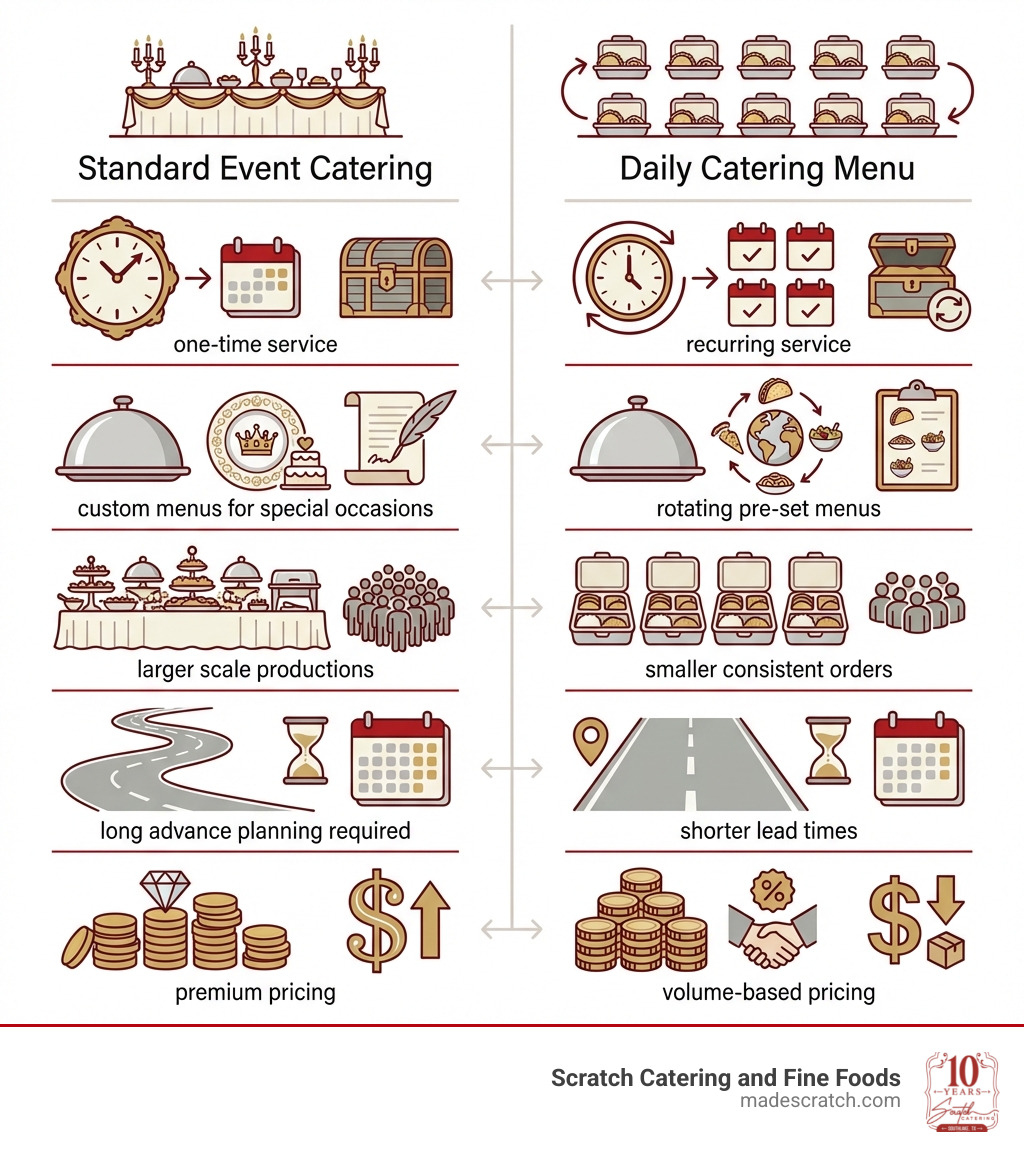 Daily Catering Menu: 2026's Essential Guide