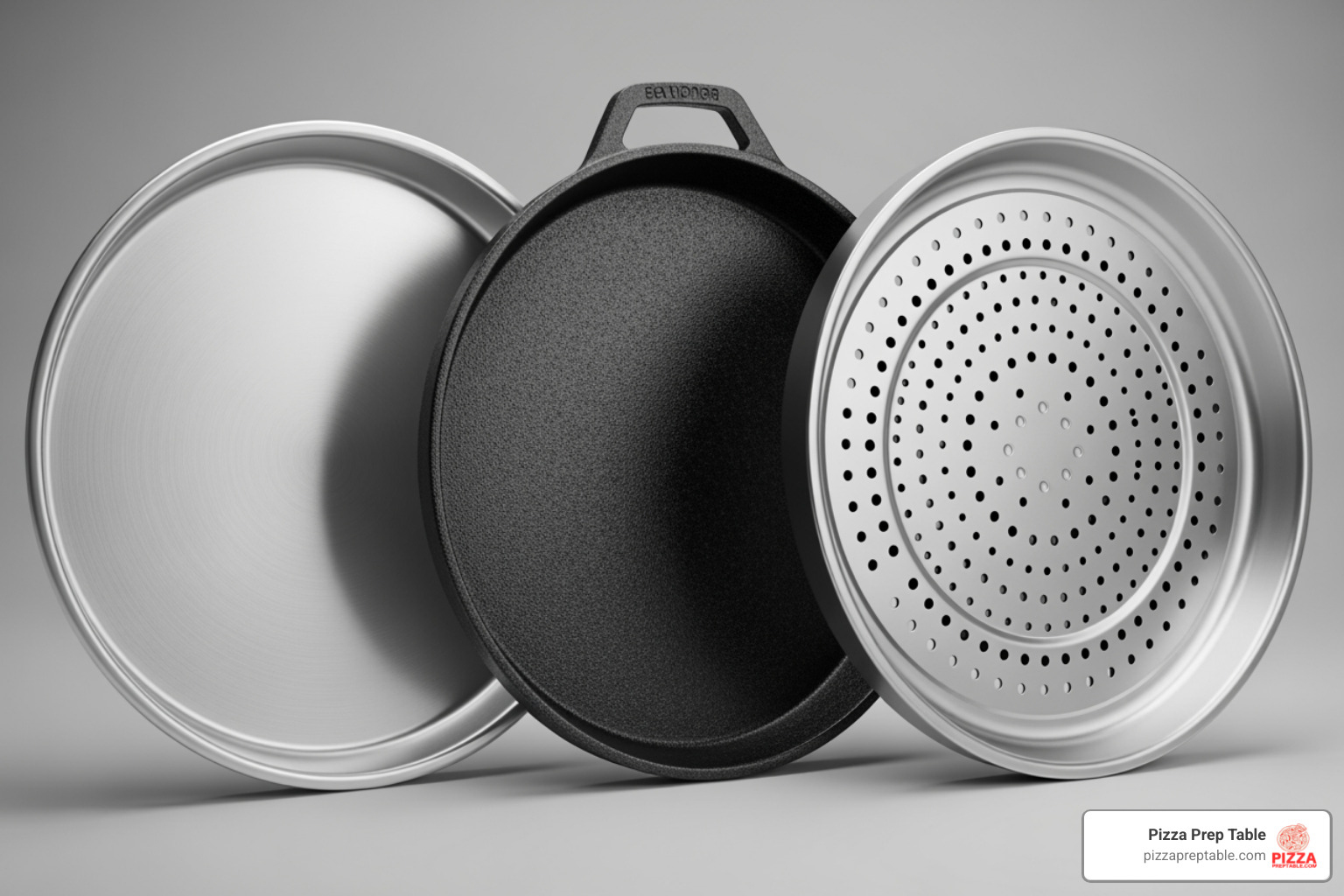 17 inch pizza pan: 3 Best Pans – Pizza Prep Table