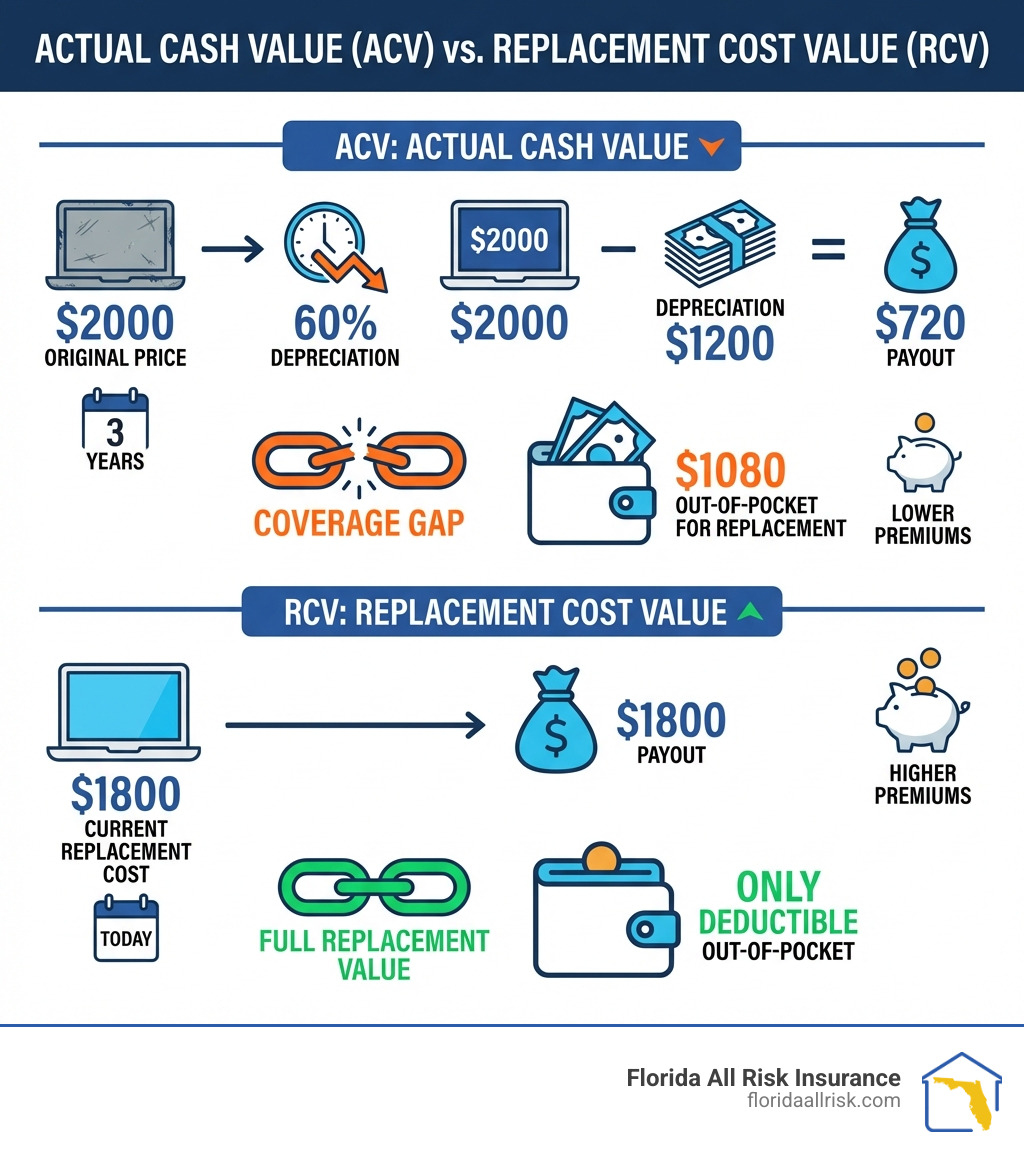 The Lowdown on ACV: How Actual Cash Value Policies Work - Florida All ...