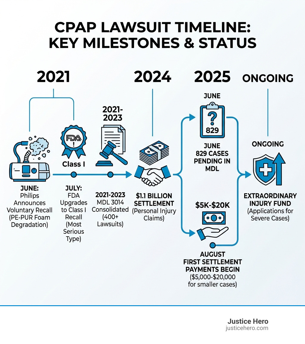 Cpap lawsuit mass tort case leads: Maximize 2024 Value