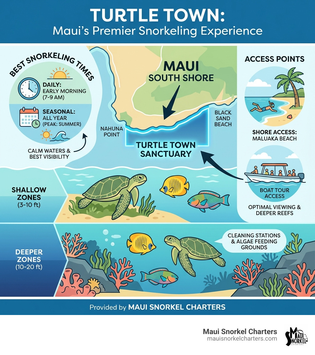 Maui's Hidden Gems Uncovering the Magic of Turtle Town Snorkeling