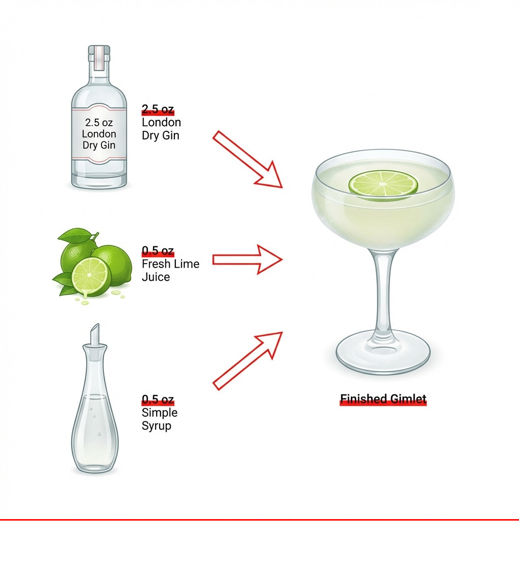 Gimlet: Easy 3-Step Perfect Cocktail