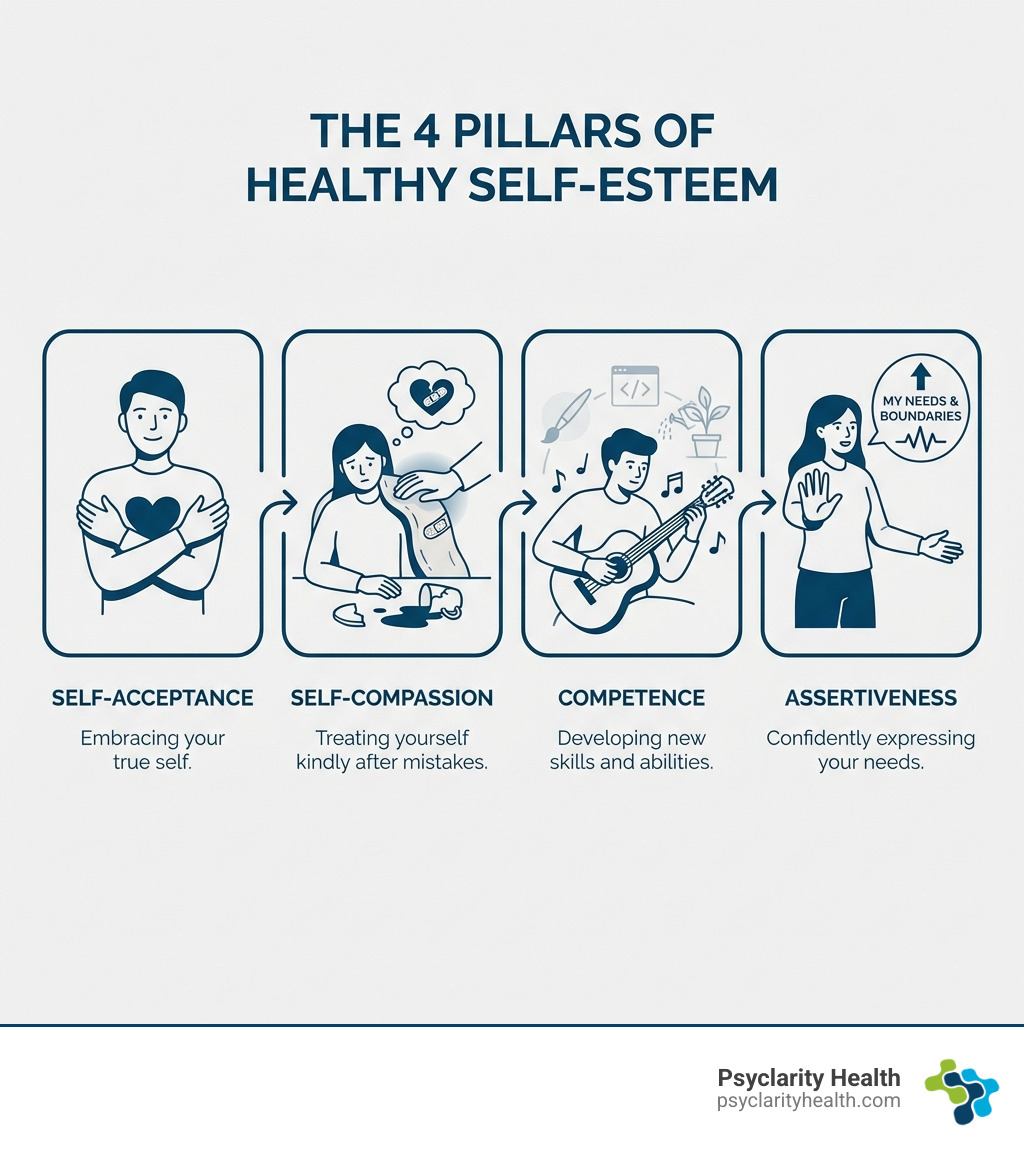 Building self esteem: 4 Pillars to Empower You