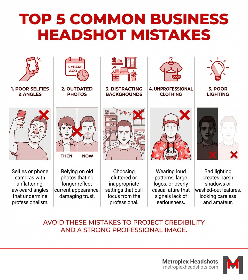 Bad Business Headshots: Avoid Top 5 Mistakes