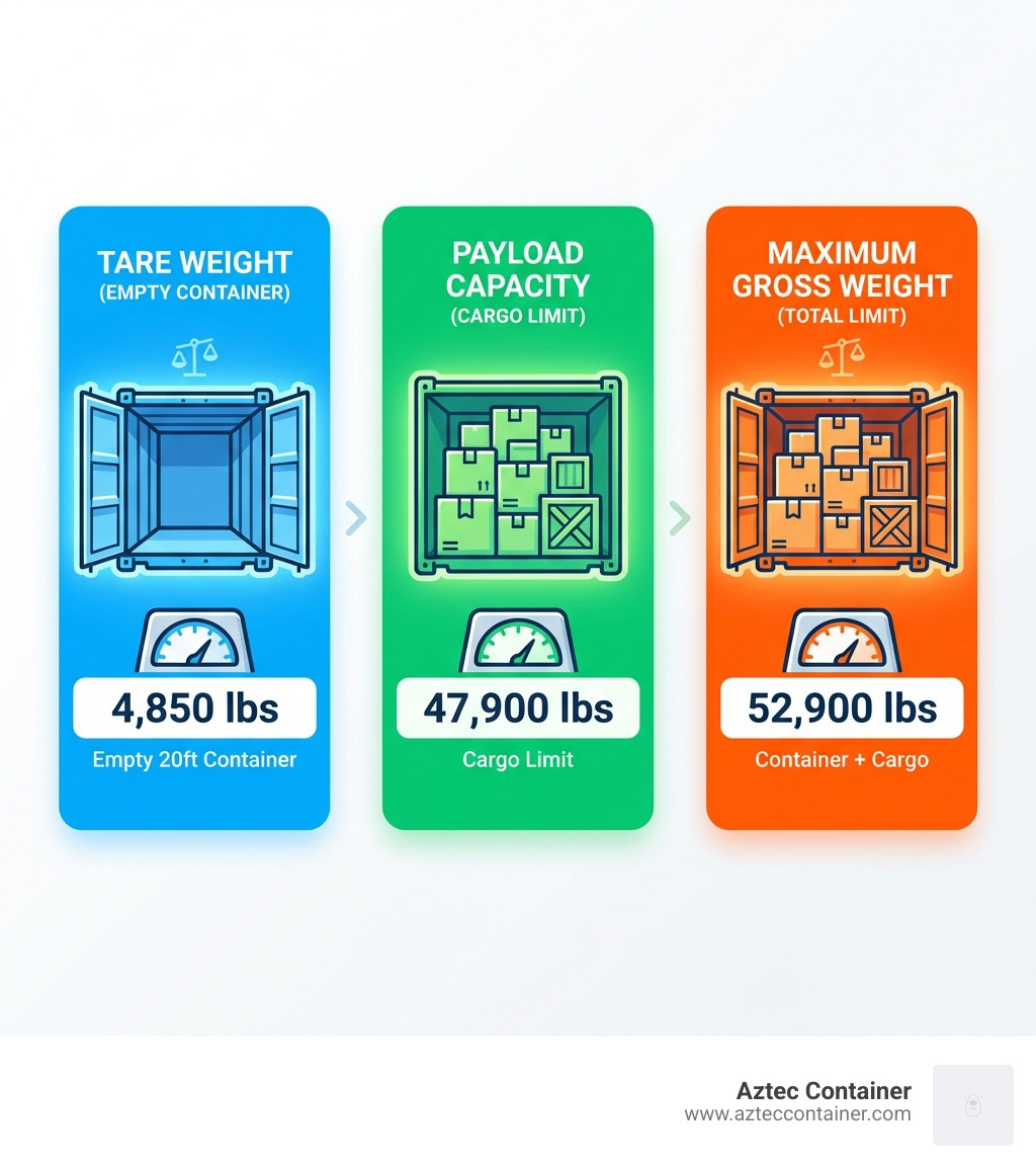 The Complete Guide To Shipping Container Weight Specifications - Aztec ...