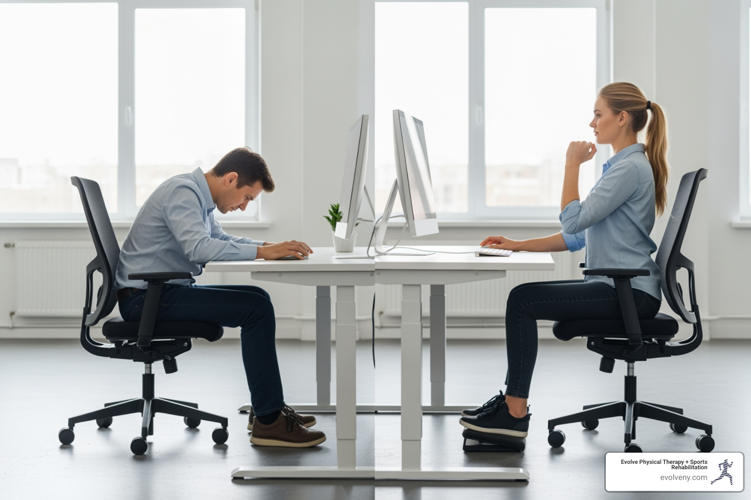 Proper Posture for Sitting at a Computer: Master 3 Steps — Physical ...