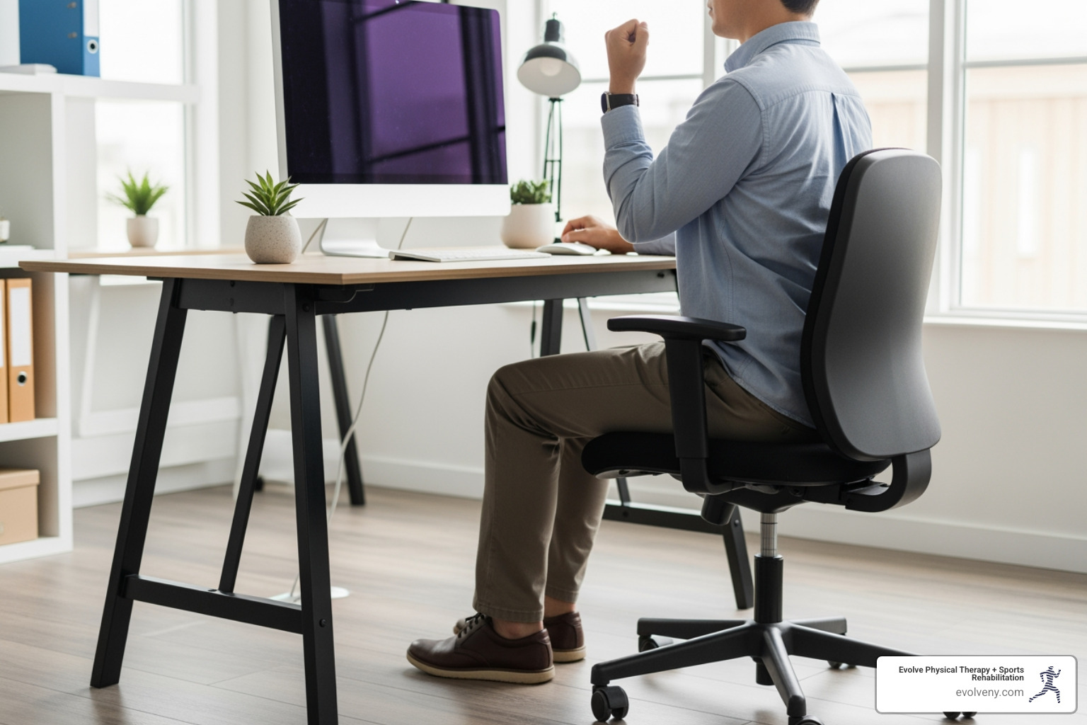 Proper Posture for Sitting at a Computer: Master 3 Steps — Physical ...