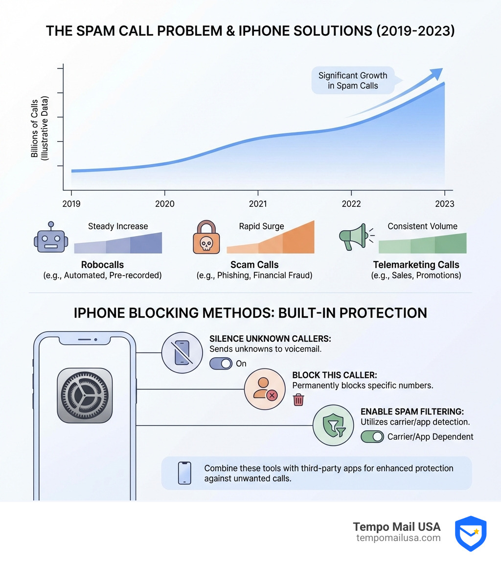 How to Get Rid of Spam Calls on iPhone | TempoMailUSA