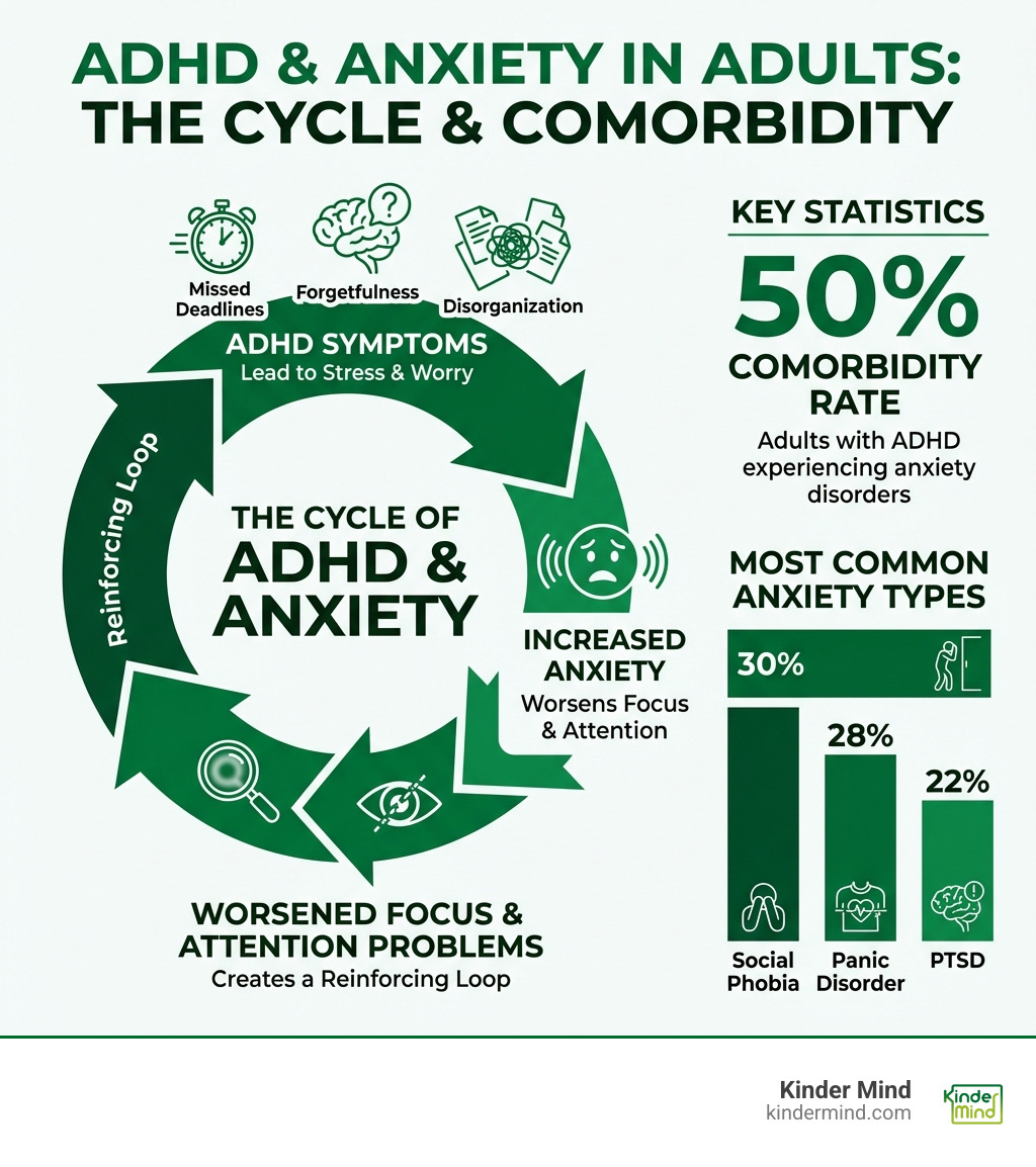 ADHD and Anxiety in Adults: Top 5 Overlap Secrets