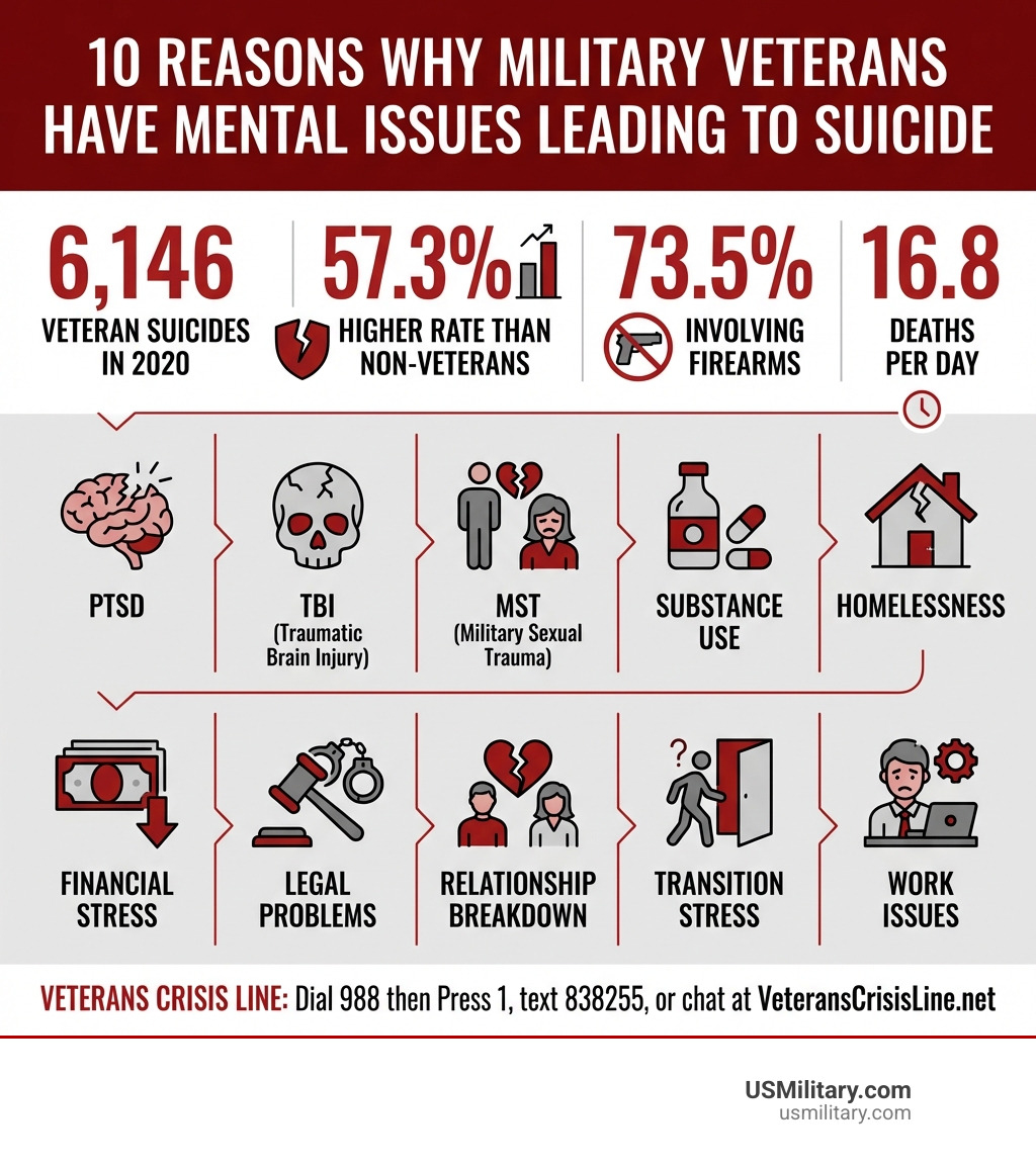 10 REASONS WHY MILITARY VETERANS HAVE MENTAL... | US Military