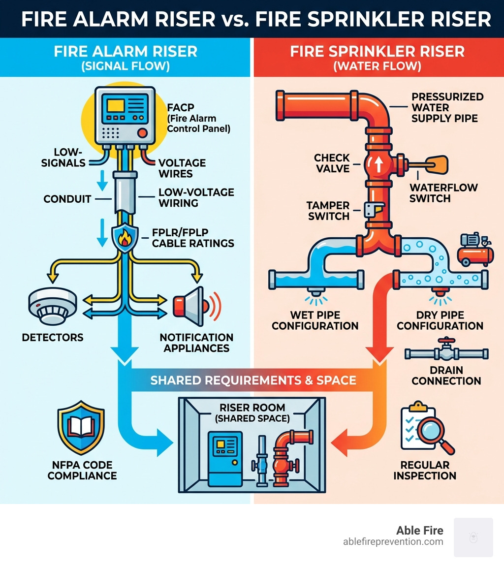 Your Guide to Fire Alarm Risers - Able Fire Preventation