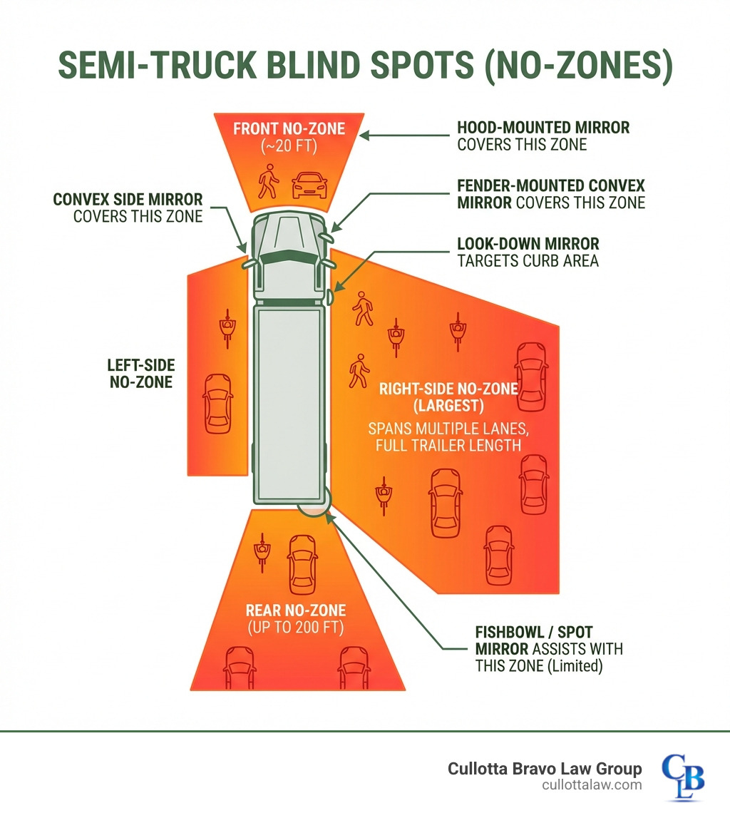 Upgrade Your View with These Semi Truck Blind Spot Mirrors - Cullota ...