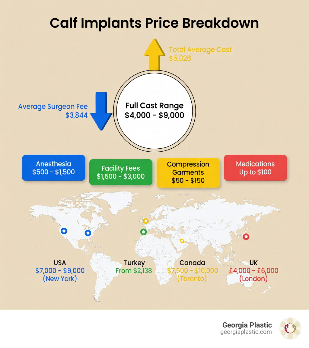 Calf Implants Price: Top 2026 Guide