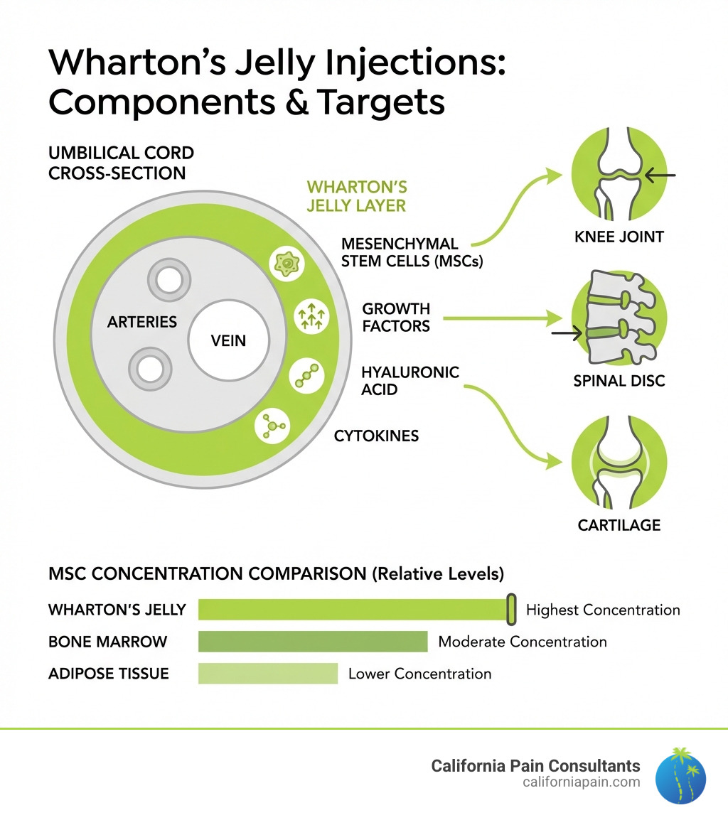 Wharton's Jelly Injections and Advanced Tissue Repair