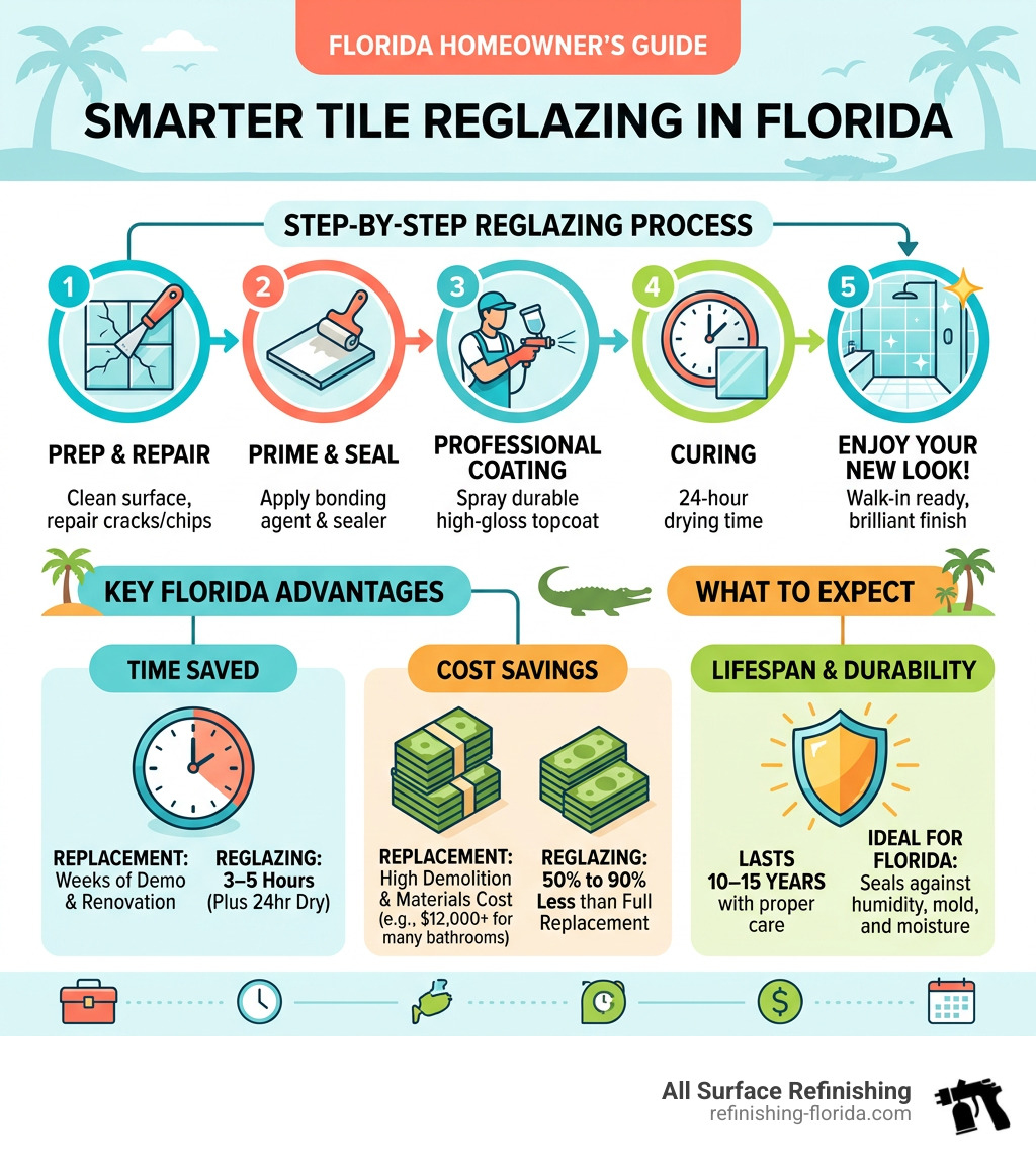 Step-by-Step Guide to Tile Reglazing Florida - All Surface Refinishing