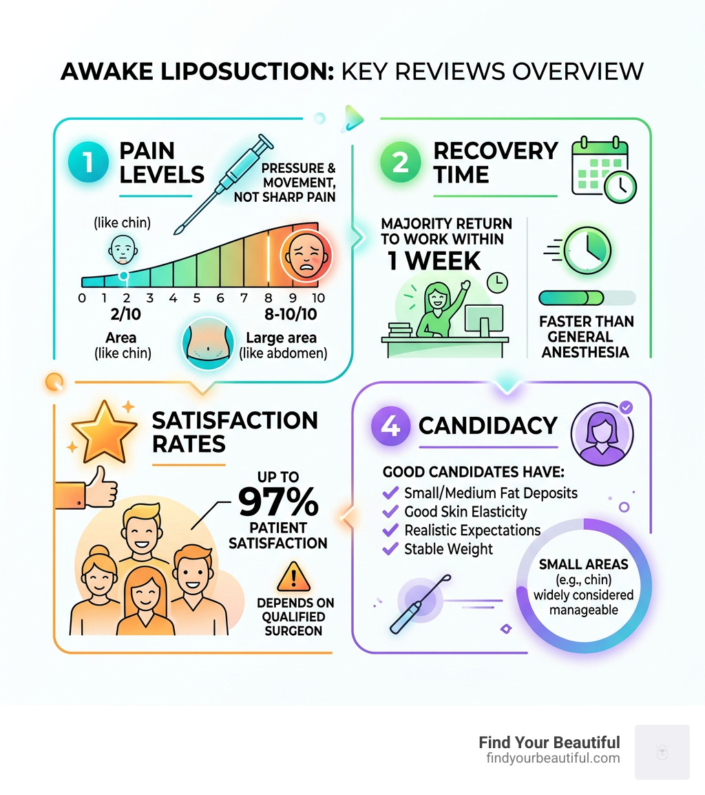 Awake Liposuction Reviews: Top 97% Satisfaction