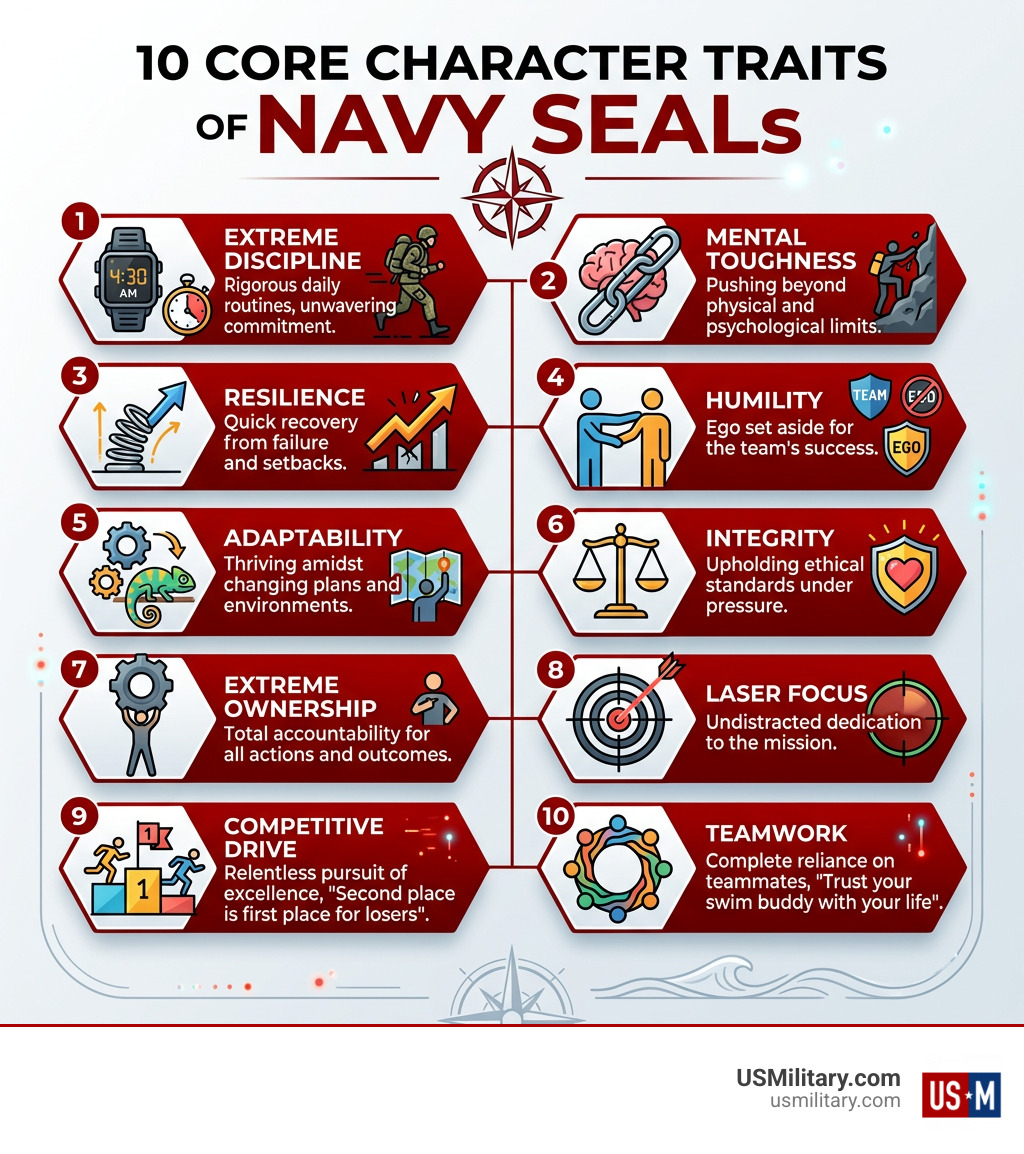 10 Habits, Personality, and Character Traits of All Navy SEALs