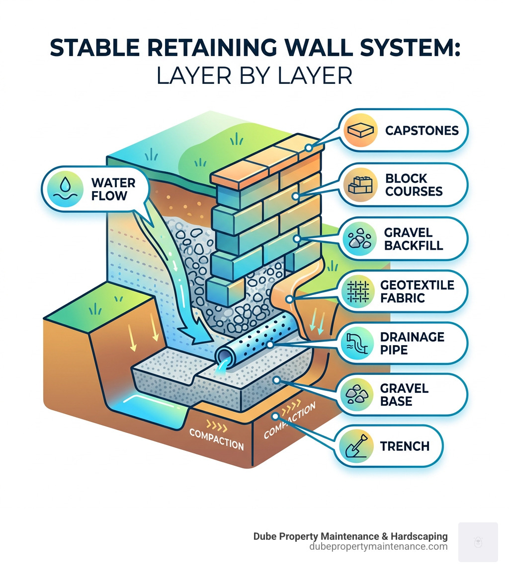 How to Build a Retaining Wall with Interlocking Blocks: 5 Easy Steps