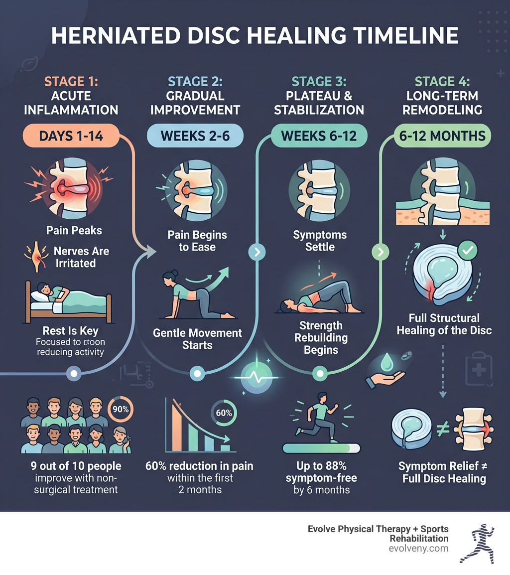 Herniated disc healing process: 4 Proven Stages — Physical Therapy in ...