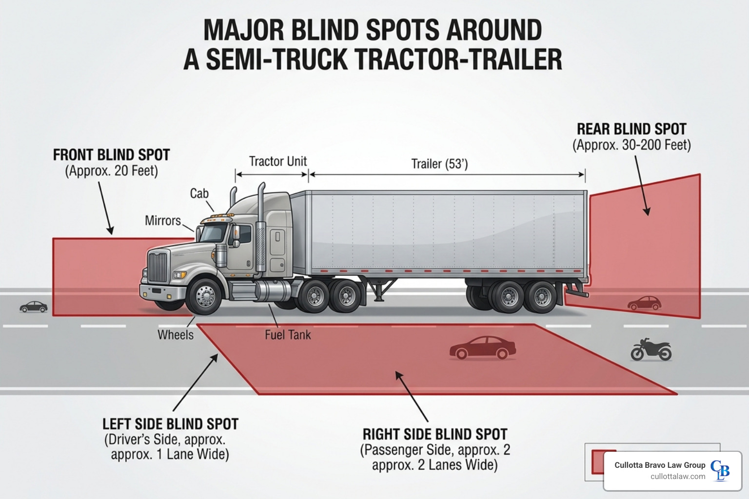How to Navigate the Semi Trailer Blind Zone Like a Pro - Cullota Bravo ...